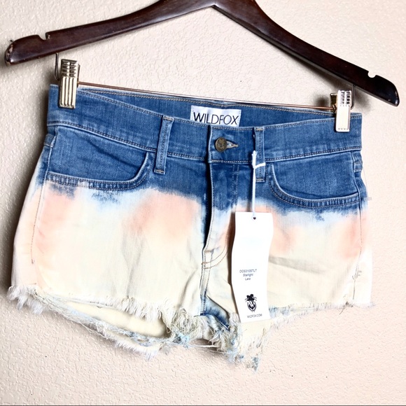 Wildfox | Shorts | Wildfox 15 Denim Tie Dye Starlight Shorts | Poshmark